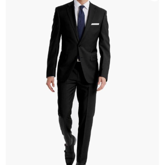Calvin Klein | Suits & Blazers | 2 Piece Black Suit Calvin Klein Slim ...